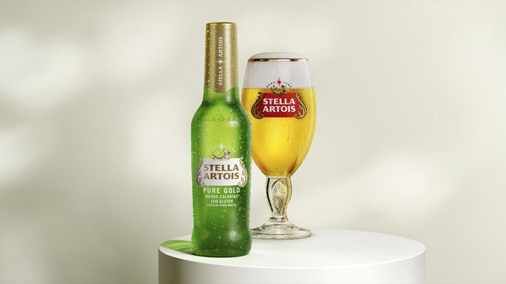 Stella Artois Pure Gold: uma cerveja com 17% menos calorias e sem glúten